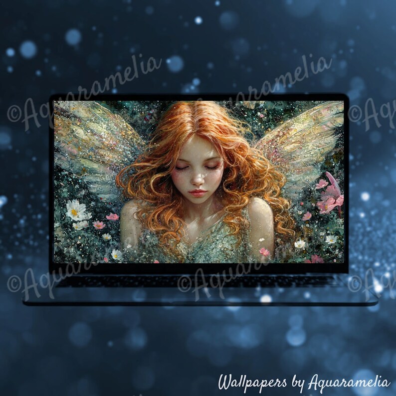 Angels Background, Magic Desktop Wallpapers, Fantasy Angel Wallpaper ...