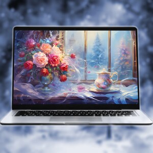 Magic Winter Tea, Winter Background, Winter Wallpaper for Desktop ...