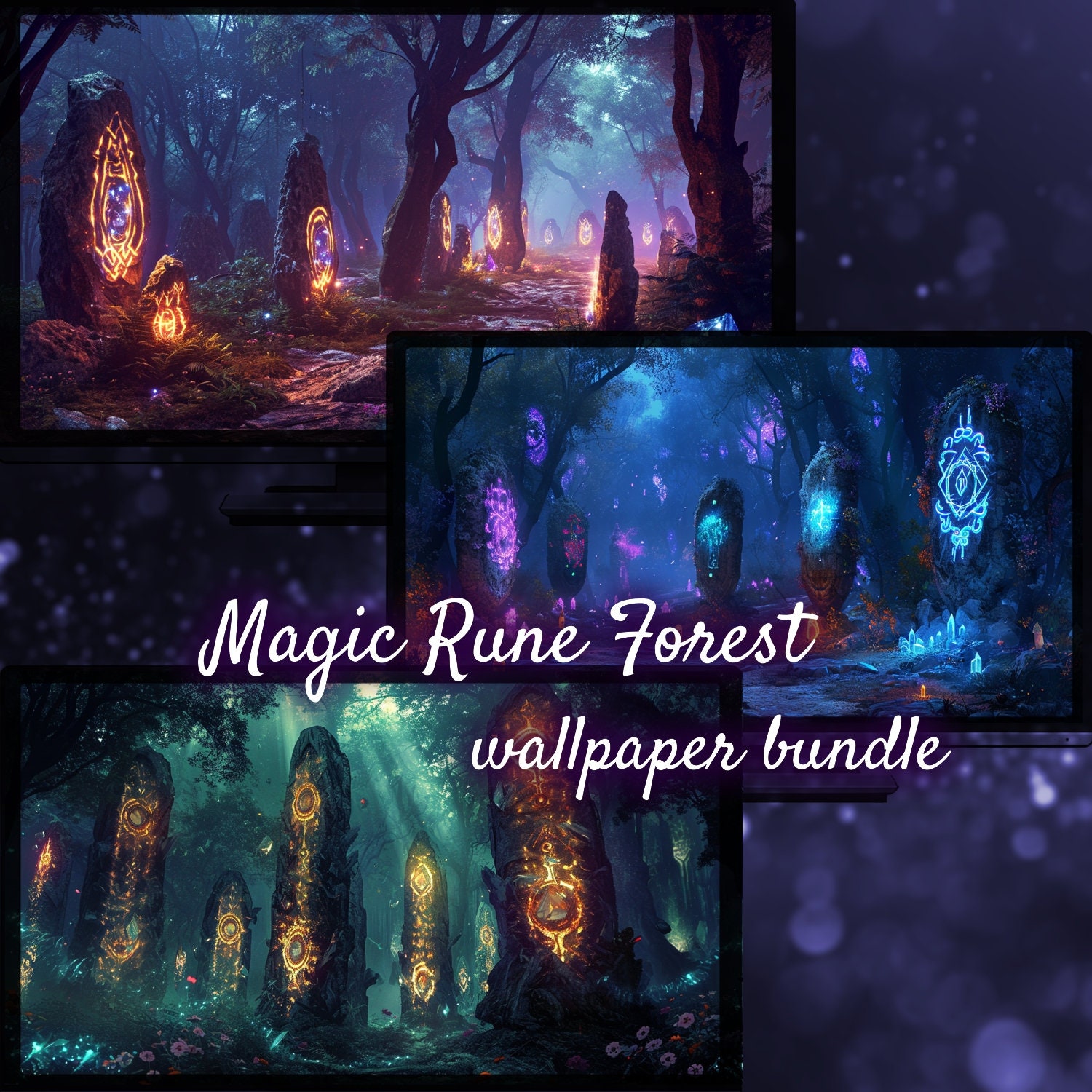 Magic Forest, Sorcery Desktop Wallpapers, RPG Fantasy Wallpaper for ...
