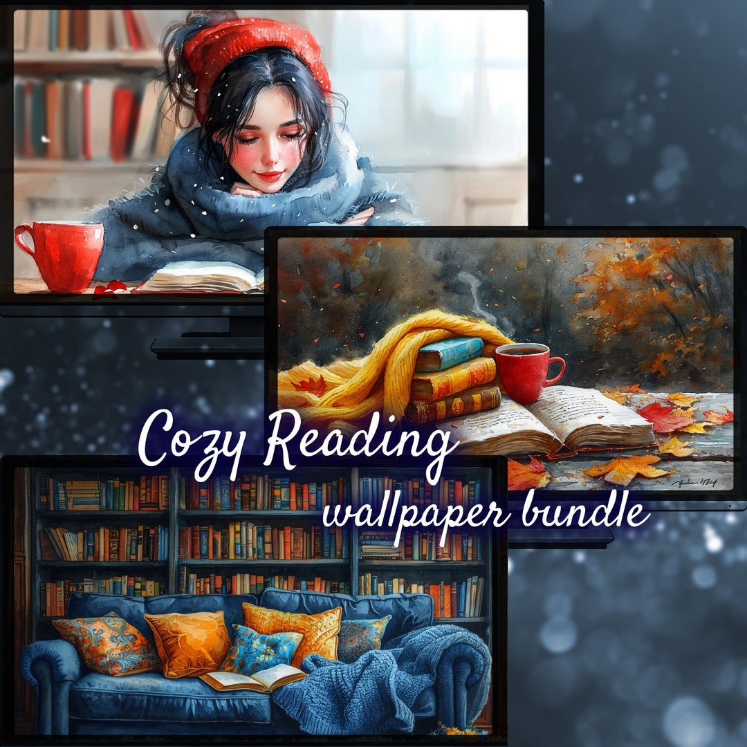 Cozy Books Desktop Background, Book Reading Desktop Wallpapers ...