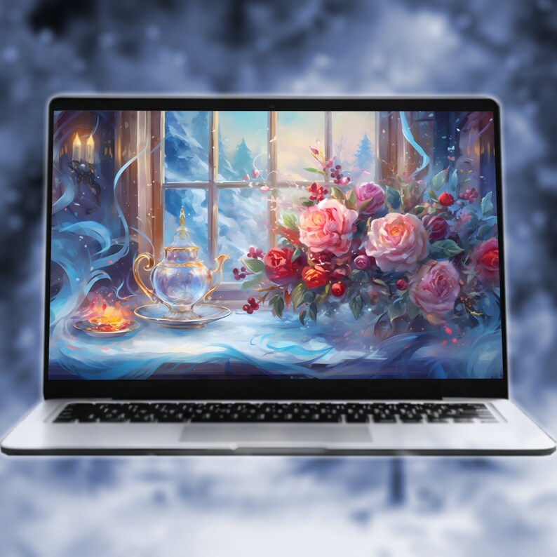 Magic Winter Tea, Winter Background, Winter Wallpaper for Desktop ...