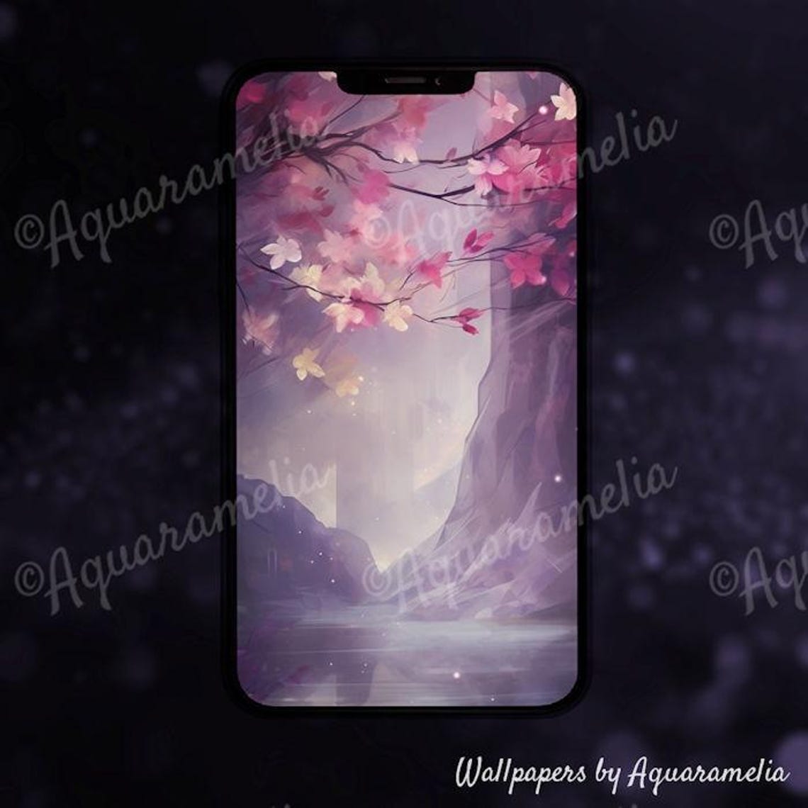 Fantasy Aesthetic Smartphone Background, Enchanted Magic Nature Phone ...