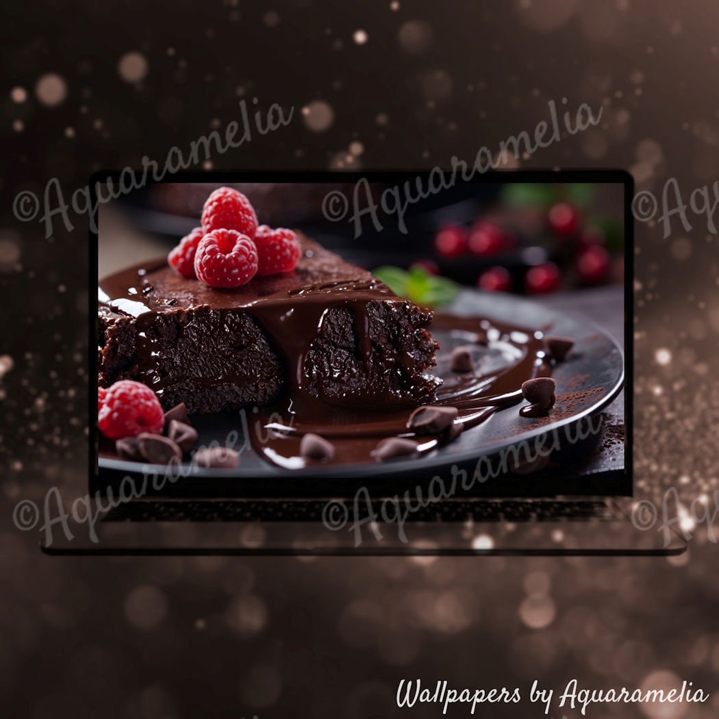 Delicious Chocolate Dessert Background, Sweet Food Desktop Wallpapers ...