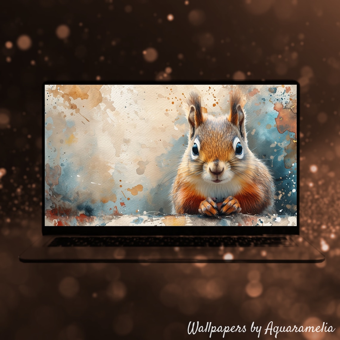 Cute Squirrel Animal Desktop Wallpaper, Cute Pet Wallpaper, Valentines ...