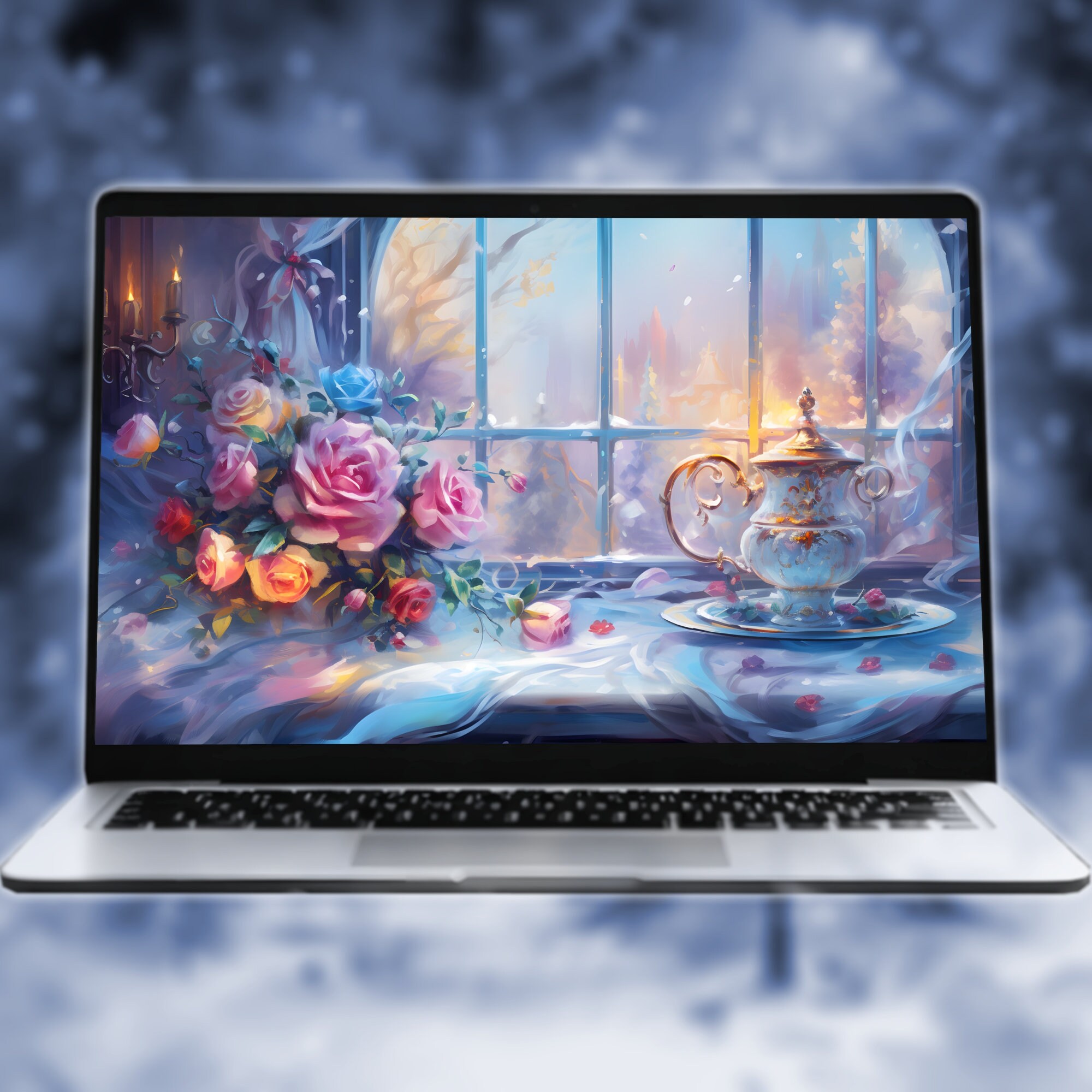 Magic Winter Tea, Winter Background, Winter Wallpaper for Desktop ...