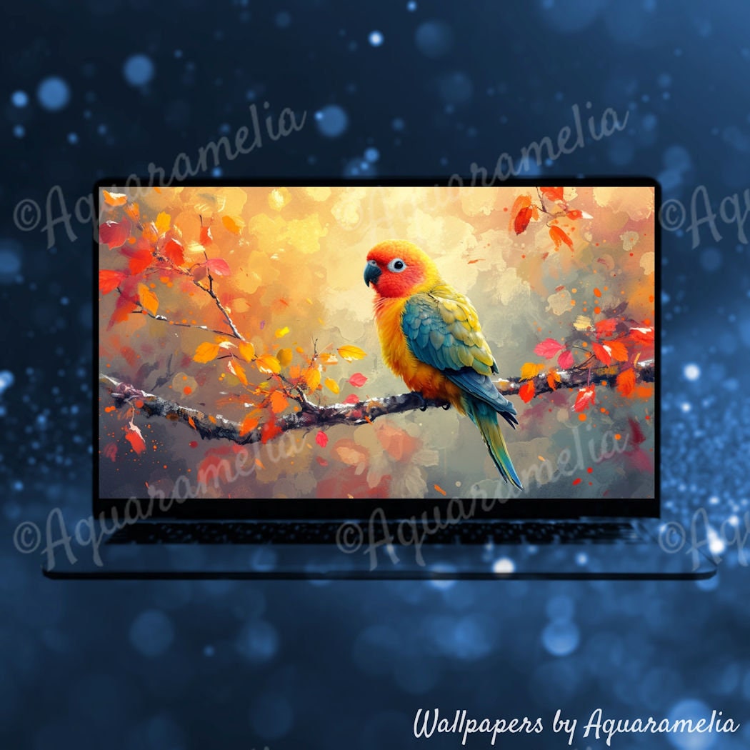Parrots Cute Animal Desktop Wallpaper, Cute Parrot Wallpaper, Mothers ...