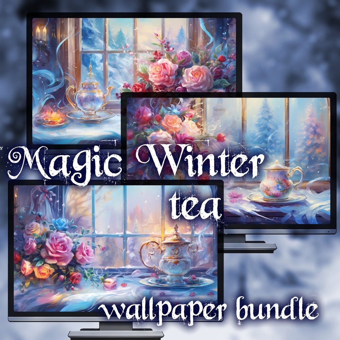 Magic Winter Tea, Winter Background, Winter Wallpaper for Desktop ...