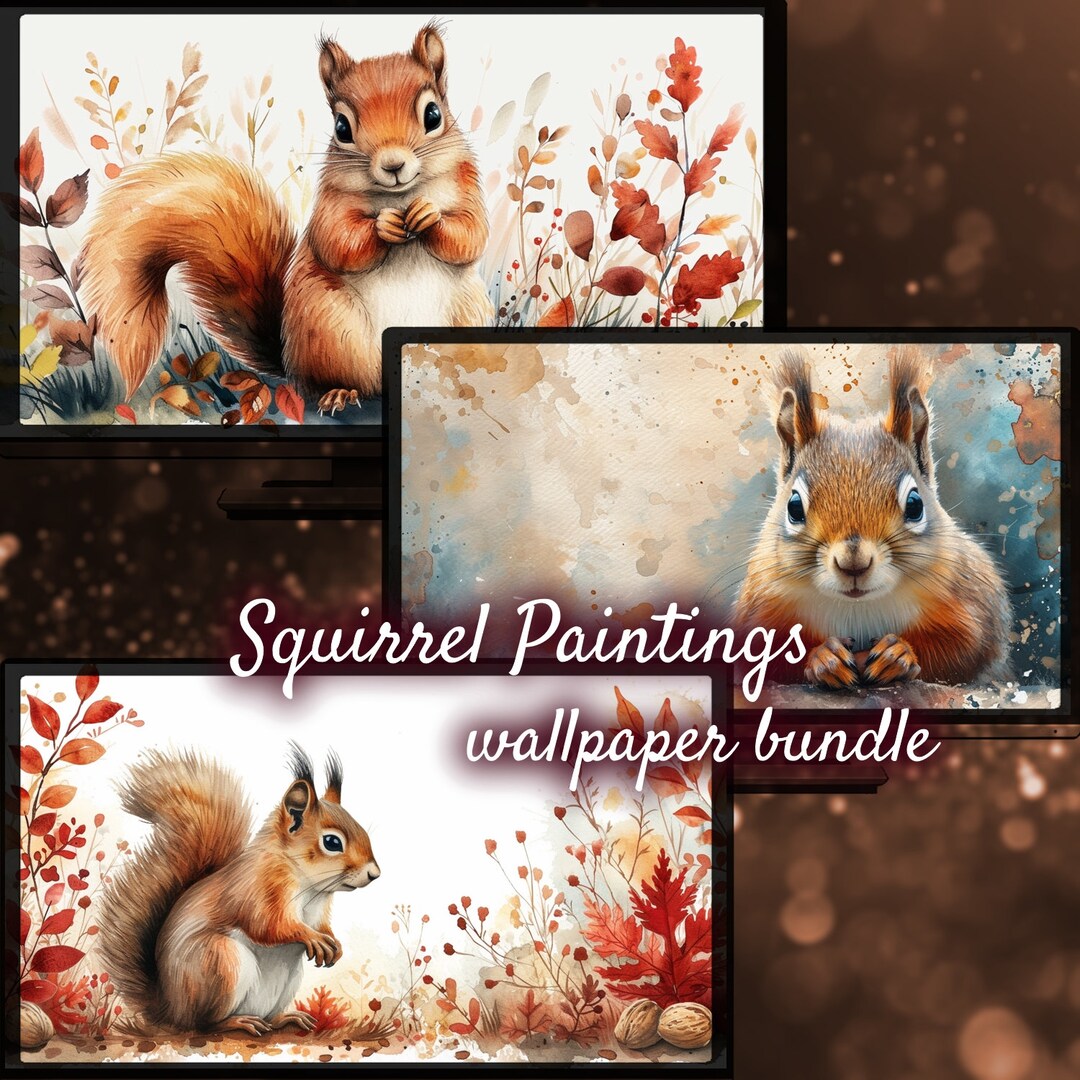 Cute Squirrel Animal Desktop Wallpaper, Cute Pet Wallpaper, Valentines ...