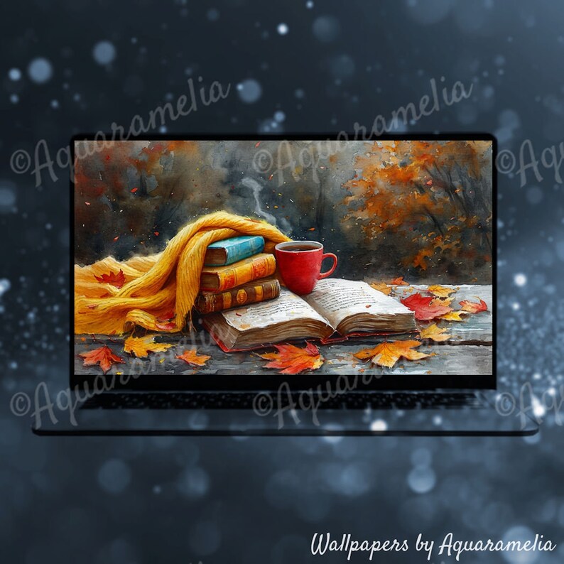 Cozy Books Desktop Background, Book Reading Desktop Wallpapers ...