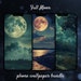 Full Moon Night Phone Background, Dark Lock Screen Wallpaper ...