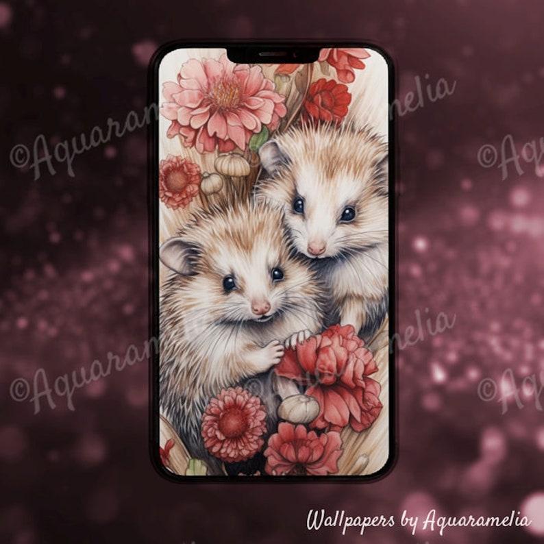 Animal Love Cute Phone Background, Cute Animals Lock Screen Wallpaper ...