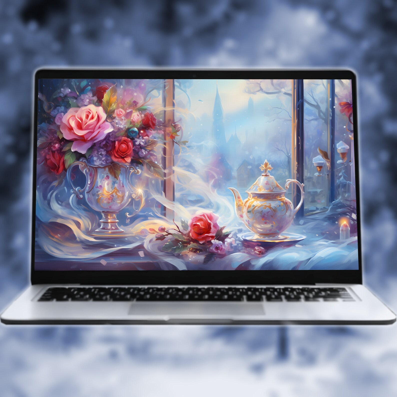 Magic Winter Tea, Winter Background, Winter Wallpaper for Desktop ...