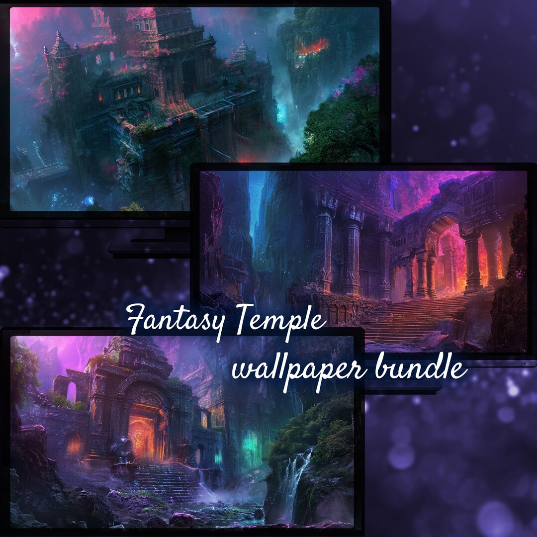 Fantasy Temple Background, Magic Desktop Wallpapers, RPG Fantasy ...
