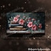 Floral Library Background, Romantic Flower Books, Reading Desktop ...