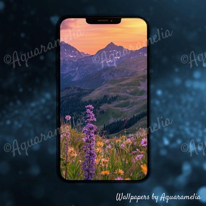 Summer Nature Phone Background, Landscapes Scenery Lock Screen ...