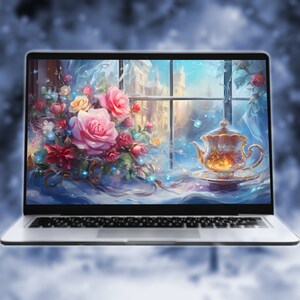 Magic Winter Tea, Winter Background, Winter Wallpaper for Desktop ...