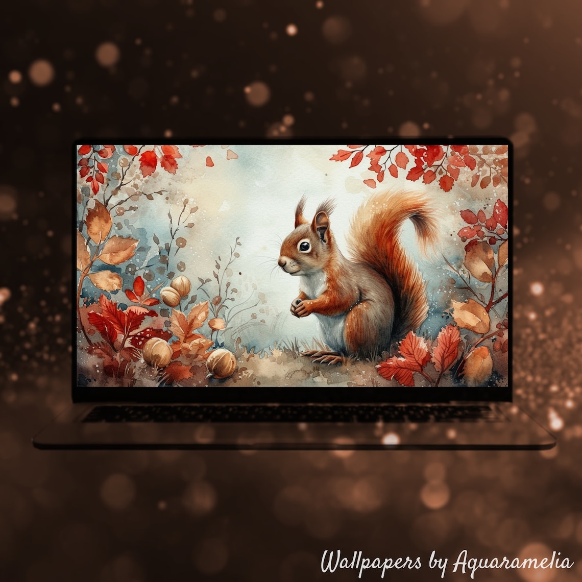 Cute Squirrel Animal Desktop Wallpaper, Cute Pet Wallpaper, Valentines ...