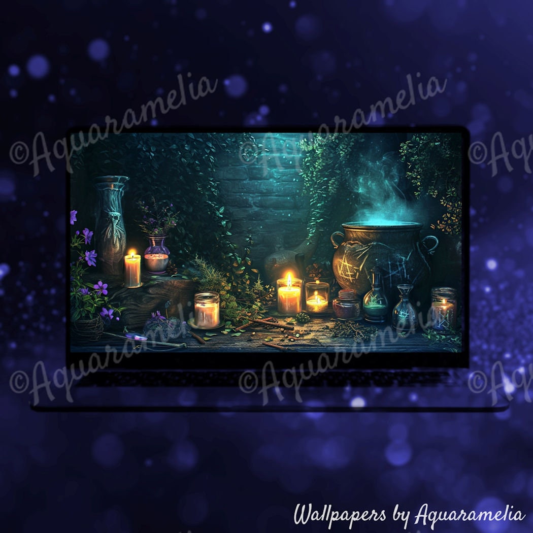 Witch Cauldron Background, Sorcery Desktop Wallpapers, RPG Fantasy ...