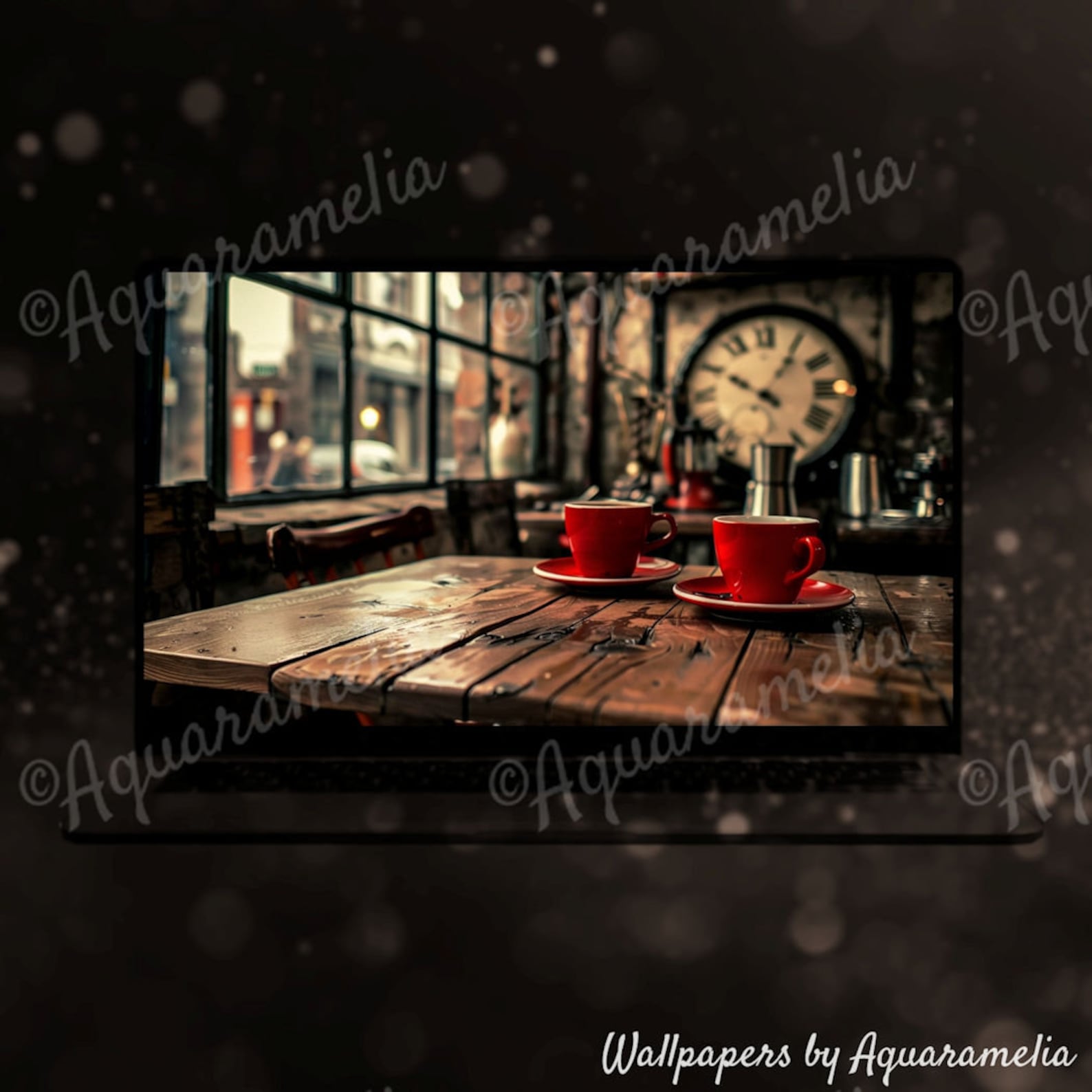 Coffee Time Desktop Background, Beautiful Morning Wallpaper, Cafe ...