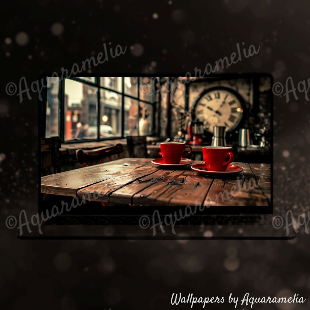 Coffee Time Desktop Background, Beautiful Morning Wallpaper, Cafe ...