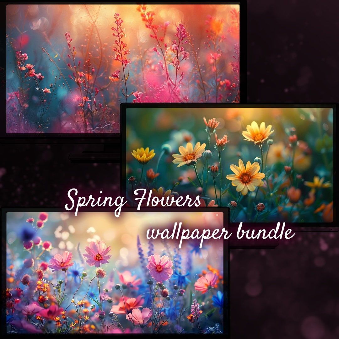 Spring Wildflowers Desktop Background, Beautiful Nature Photography ...