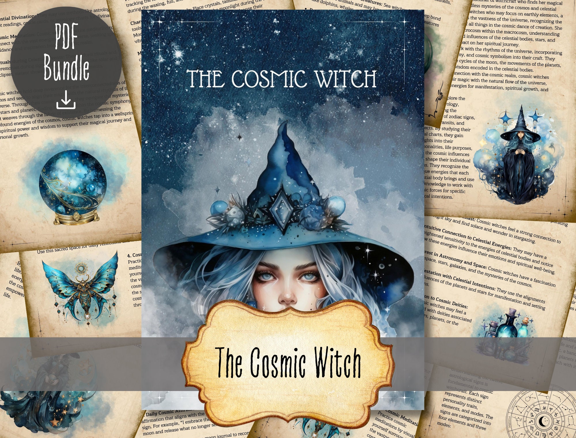 The Cosmic Witch PDF Bundle, Types of Witches, Magic, Astrology ...