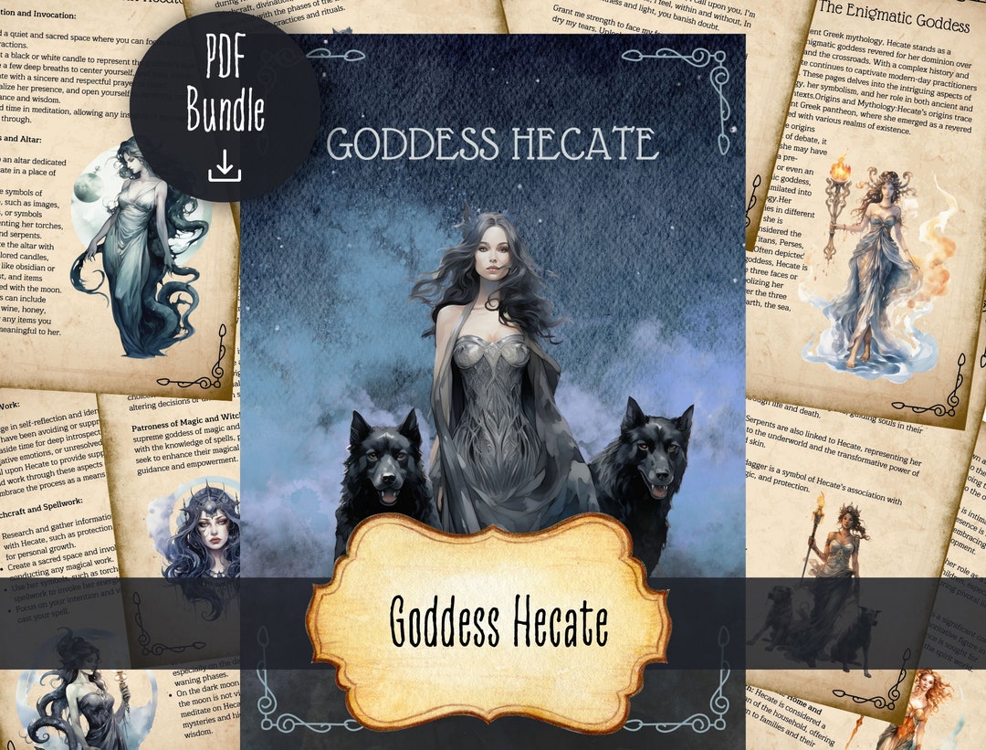 Goddess Hecate PDF Bundle, Greek Mythology Starter Kit, Greek God ...