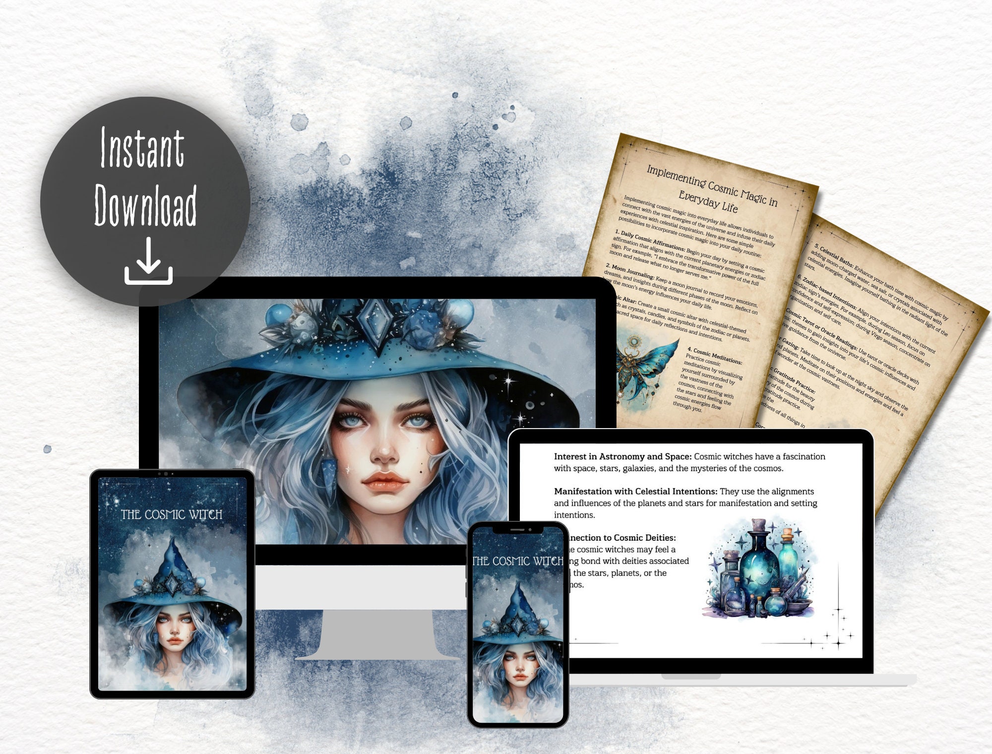 The Cosmic Witch PDF Bundle, Types of Witches, Magic, Astrology ...