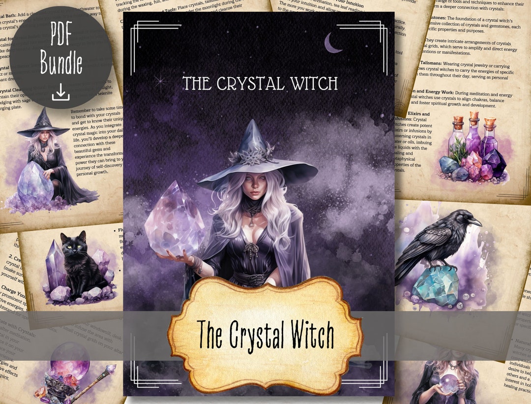 The Crystal Witch PDF Bundle, Types of Witches, Crystal Magic ...