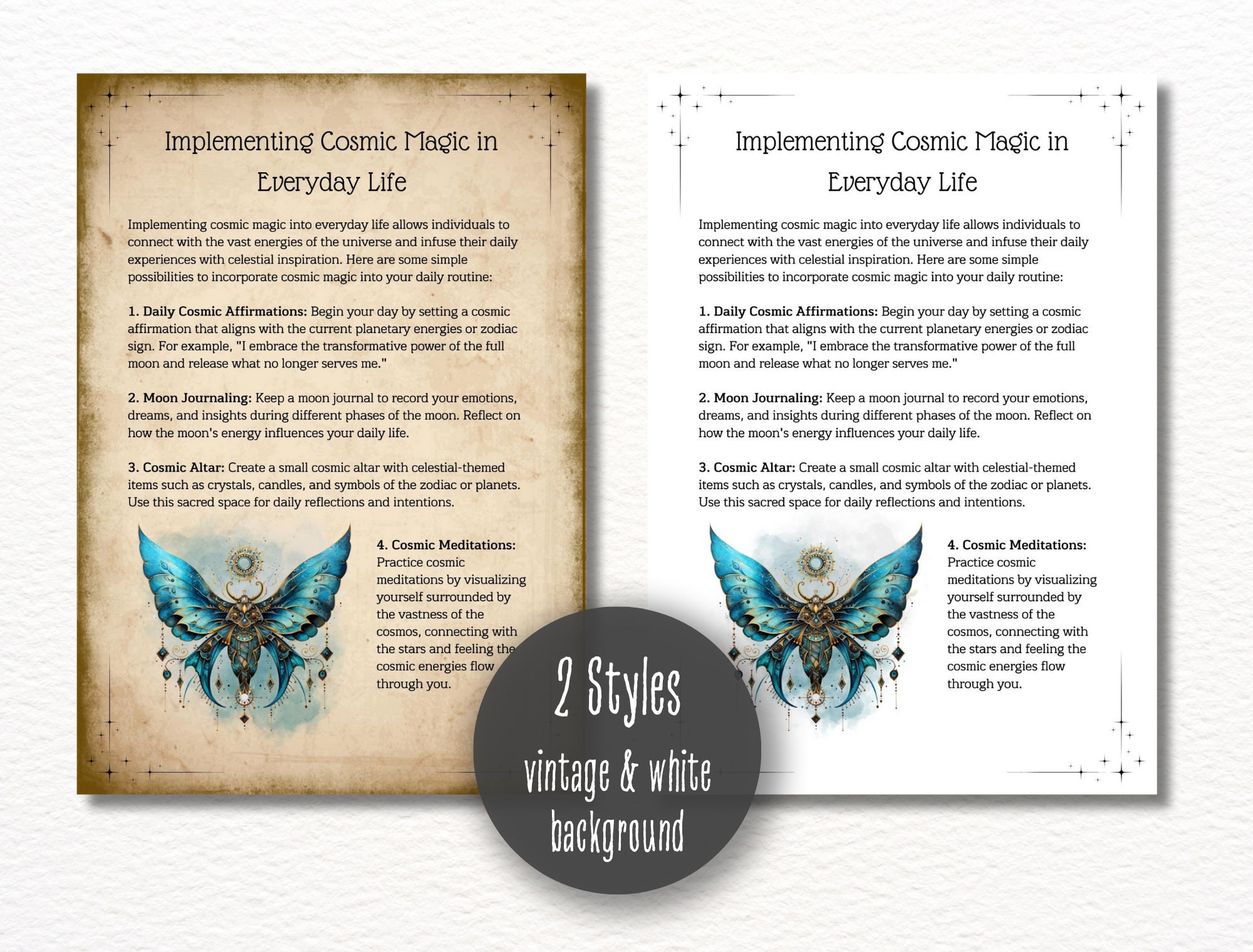 The Cosmic Witch PDF Bundle, Types of Witches, Magic, Astrology ...