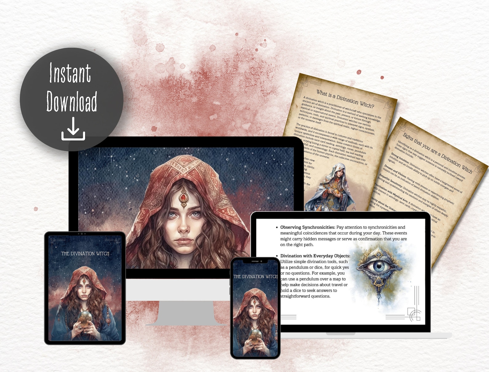 The Divination Witch PDF Bundle, Types of Witches, Fortune Teller ...