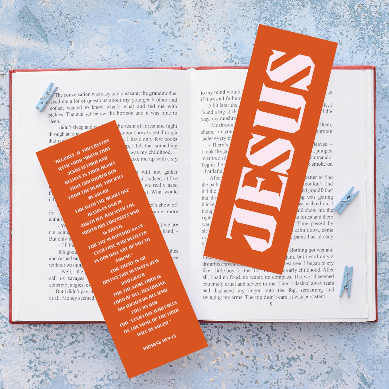 Jesus Bookmark, Christian Gospel Bookmark - Etsy