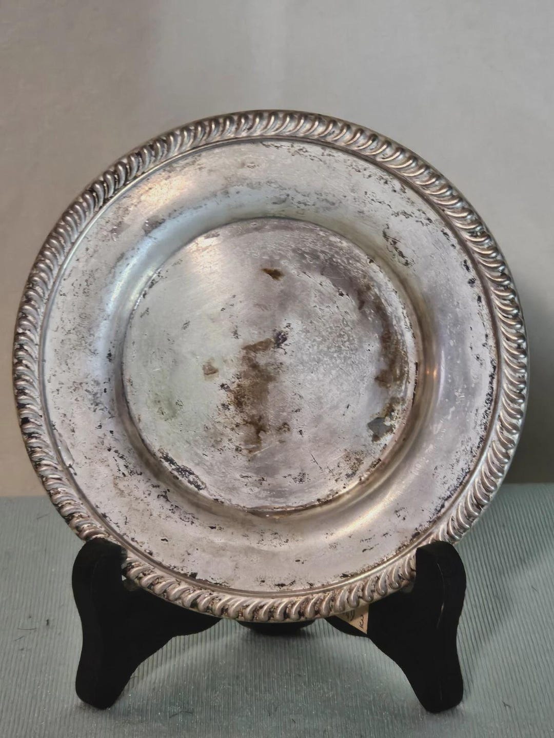Vintage Stanley Silver Plated 5.5 Inch Decorative Plate With Rope Edge ...