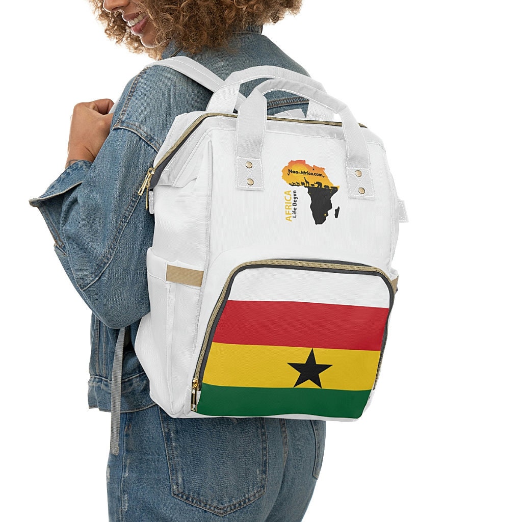 Multifunctional Diaper Backpack, Ghana Flag, African Gift - Etsy