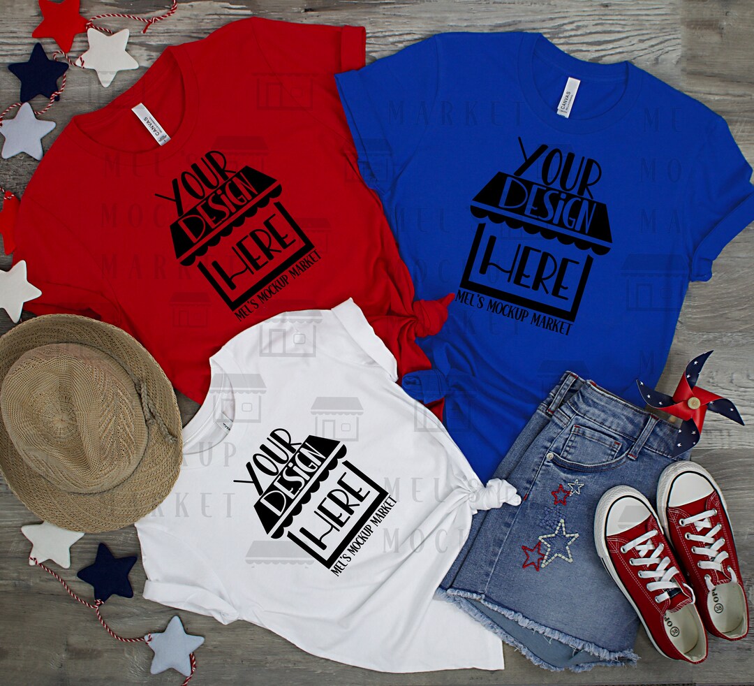 Kids Mockup 4th of July Patriotic Mockup 4th of July Mockup Bella ...