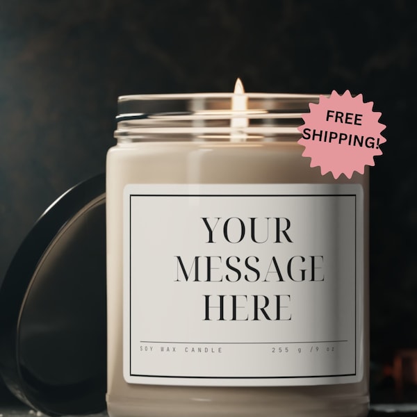 Custom Candle - Etsy