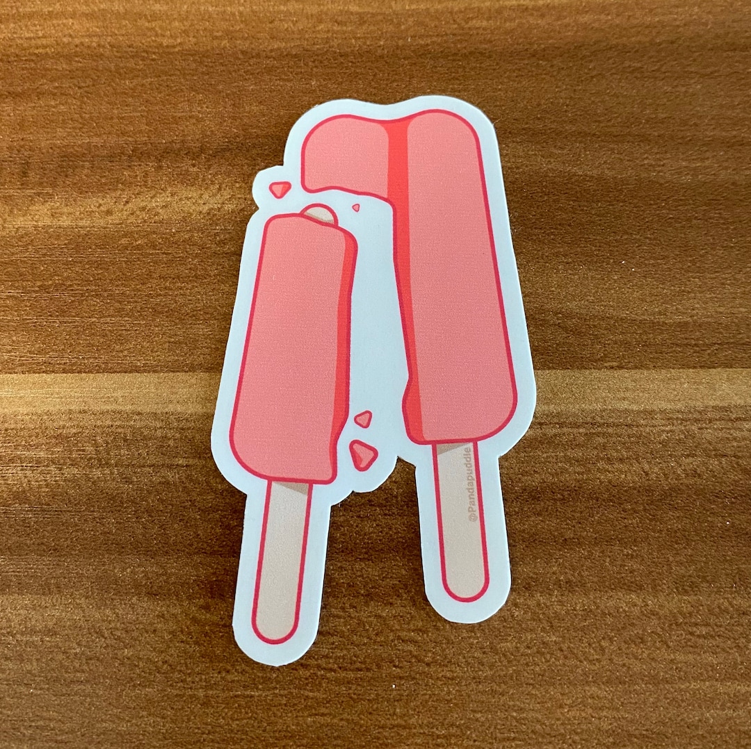 Broken Popsicle Sticker - Etsy