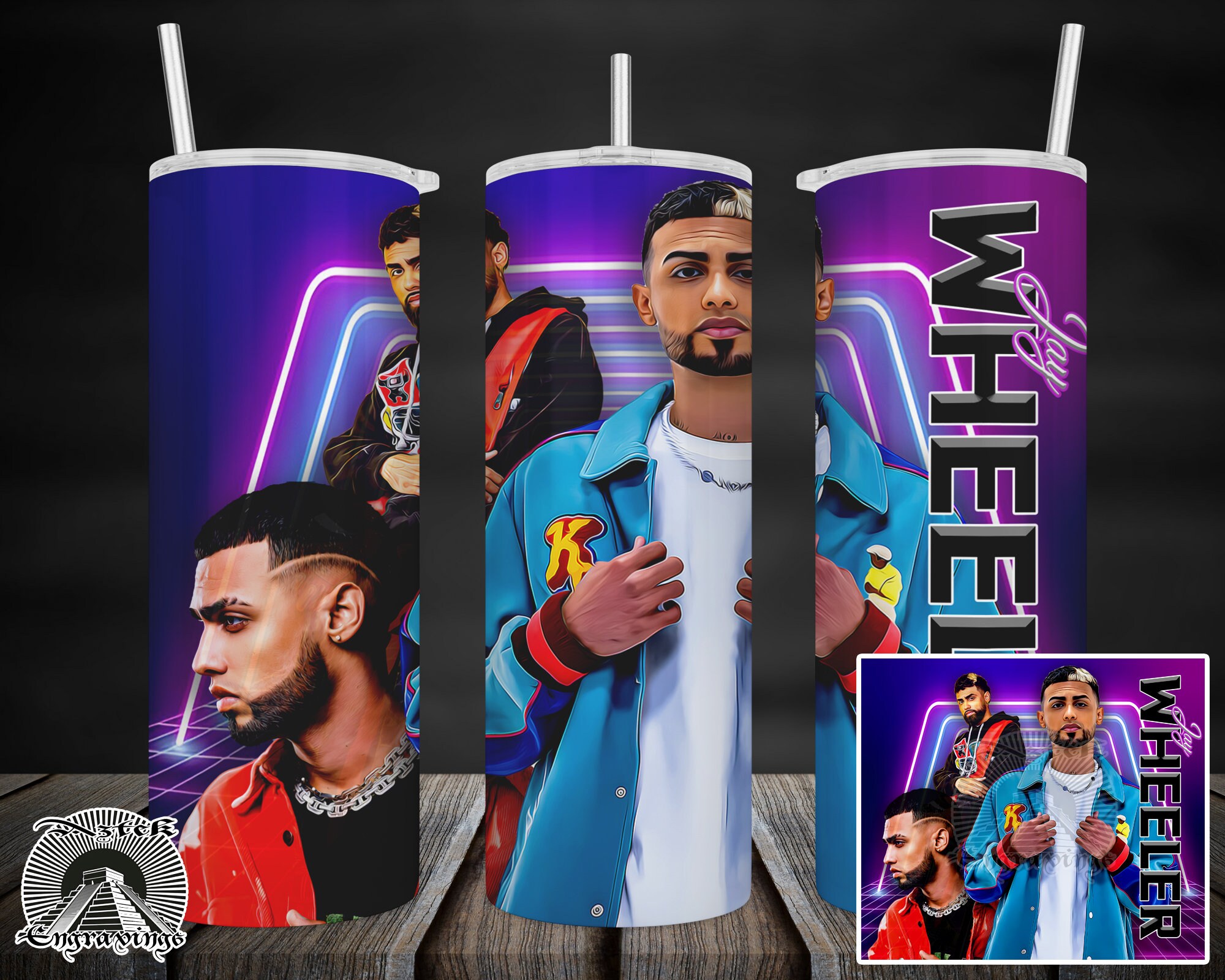 Jay Wheeler 20oz Tumbler Wrap Digital - Etsy