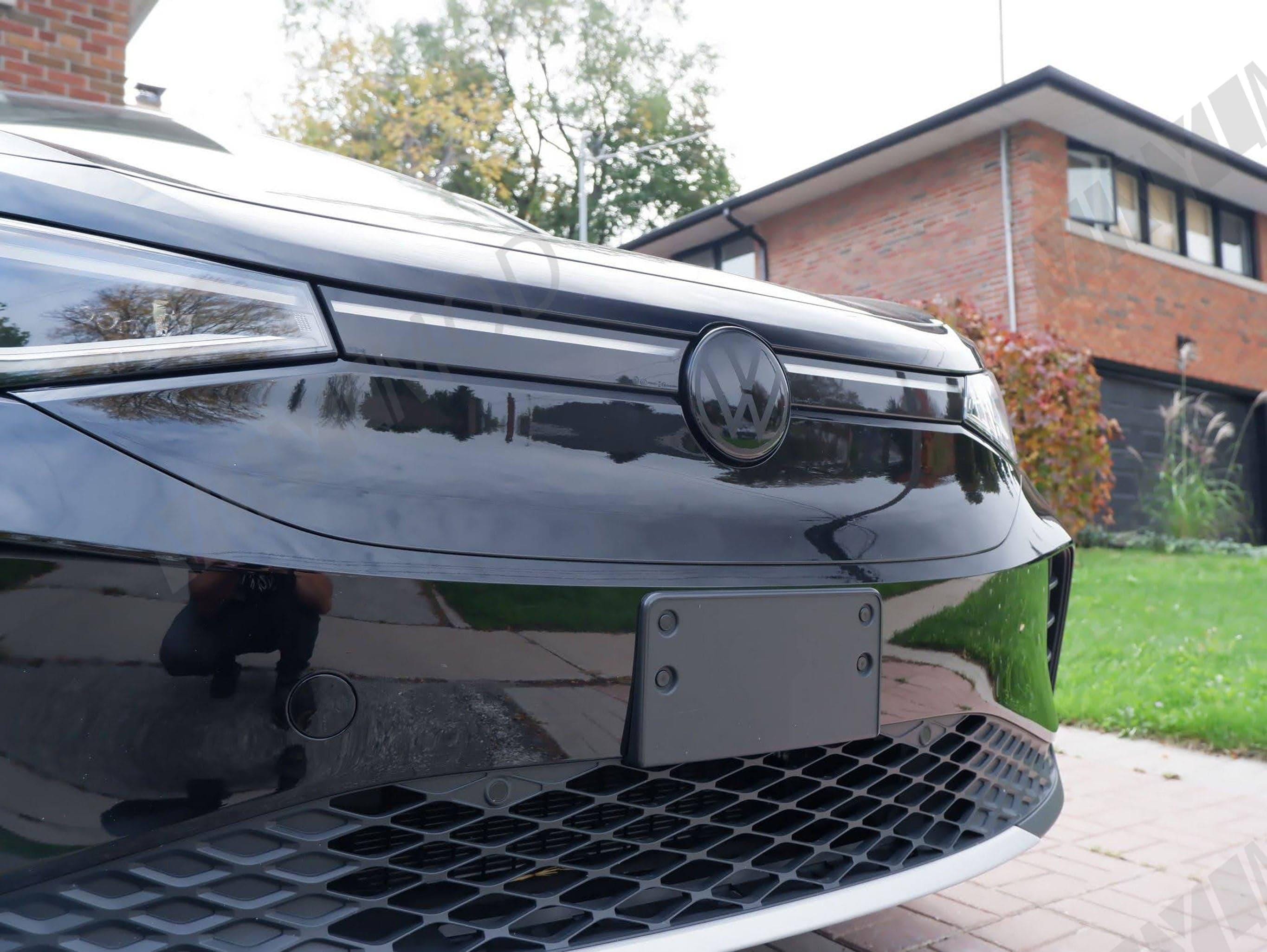 The 2020+ Volkswagen Id.4 - Front Vw W| Acc Emblem Vinyl Overlay - Full ...