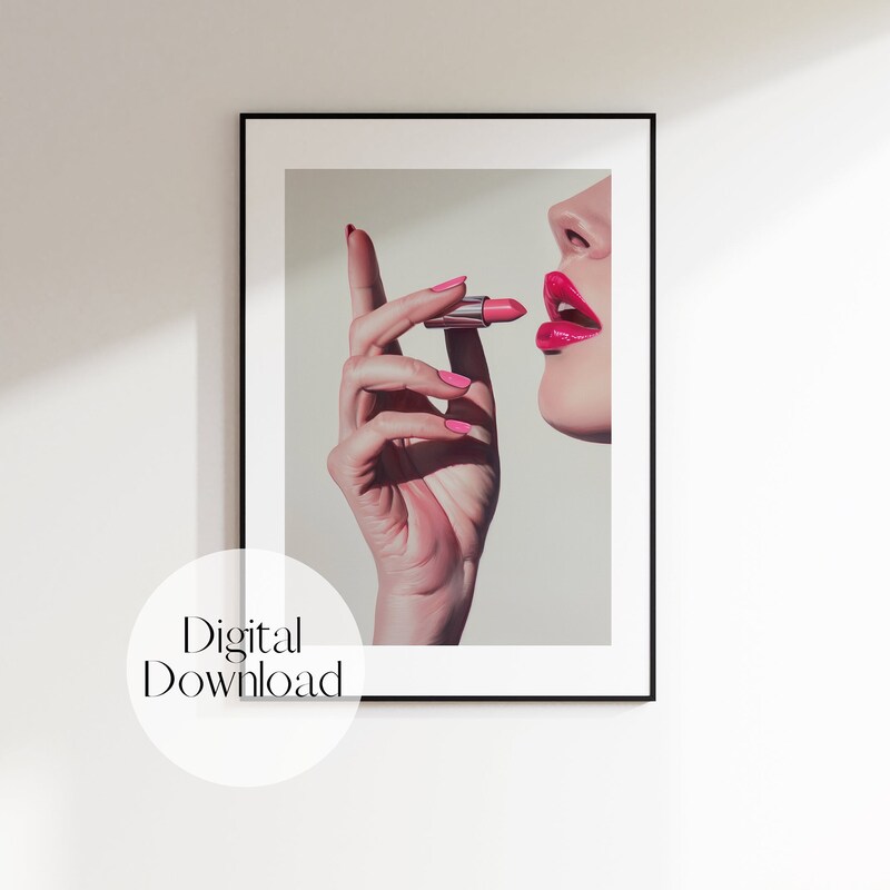 Lipstick Wall Art - Etsy