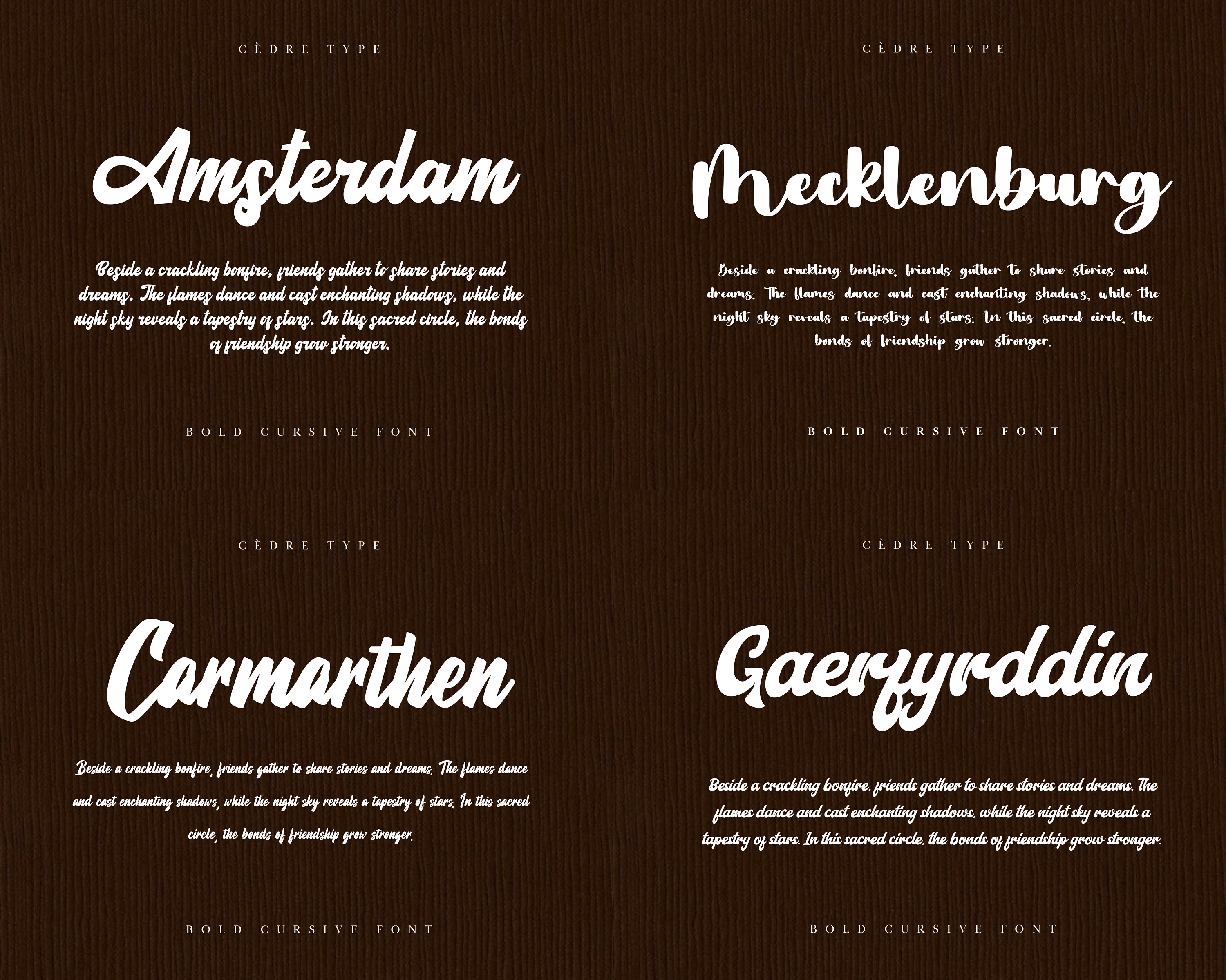 Bold Cursive Fonts Bundle 1, Bold Cursive Font OTF, Signature Font ...