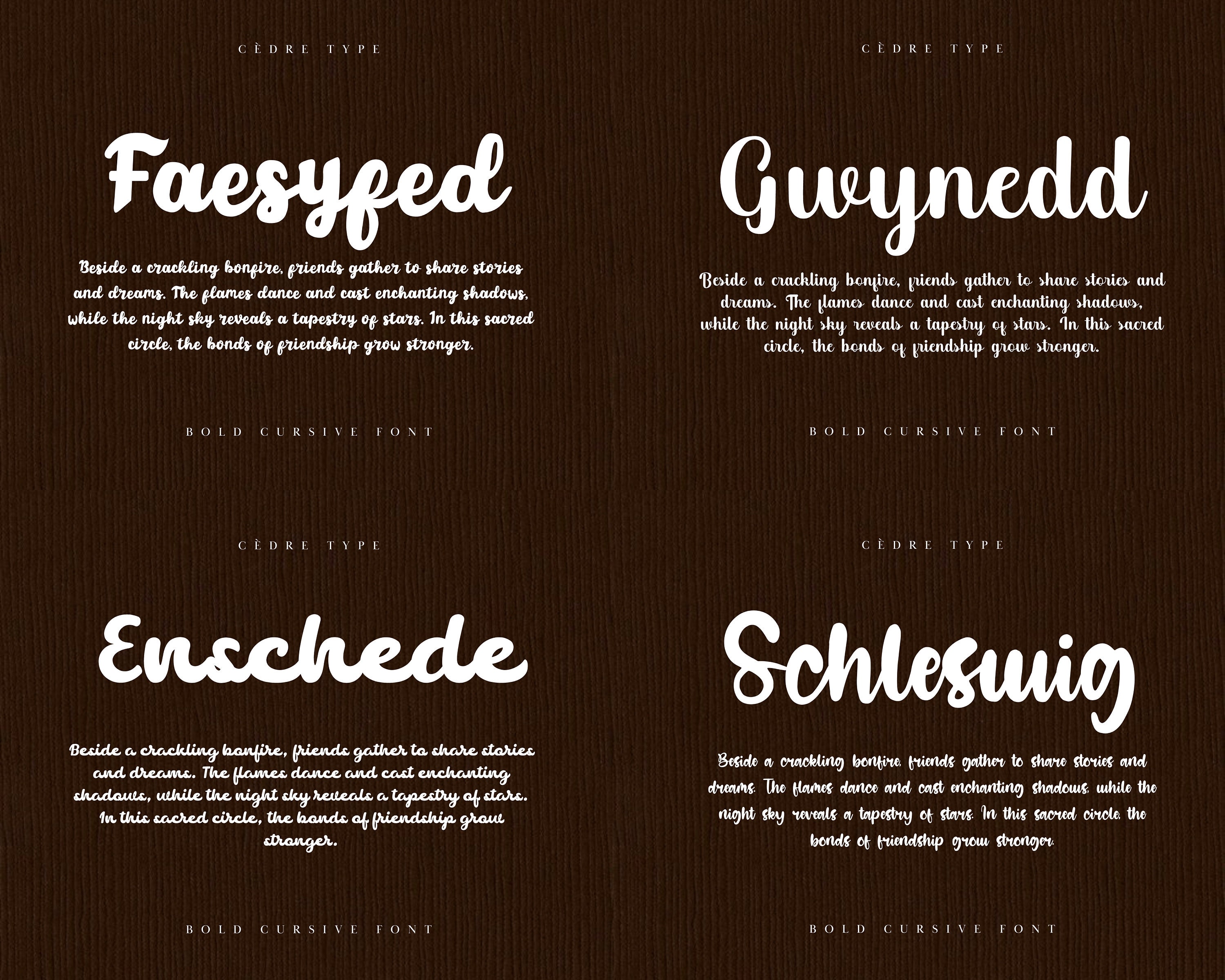 Bold Cursive Fonts Bundle 1, Bold Cursive Font OTF, Signature Font ...