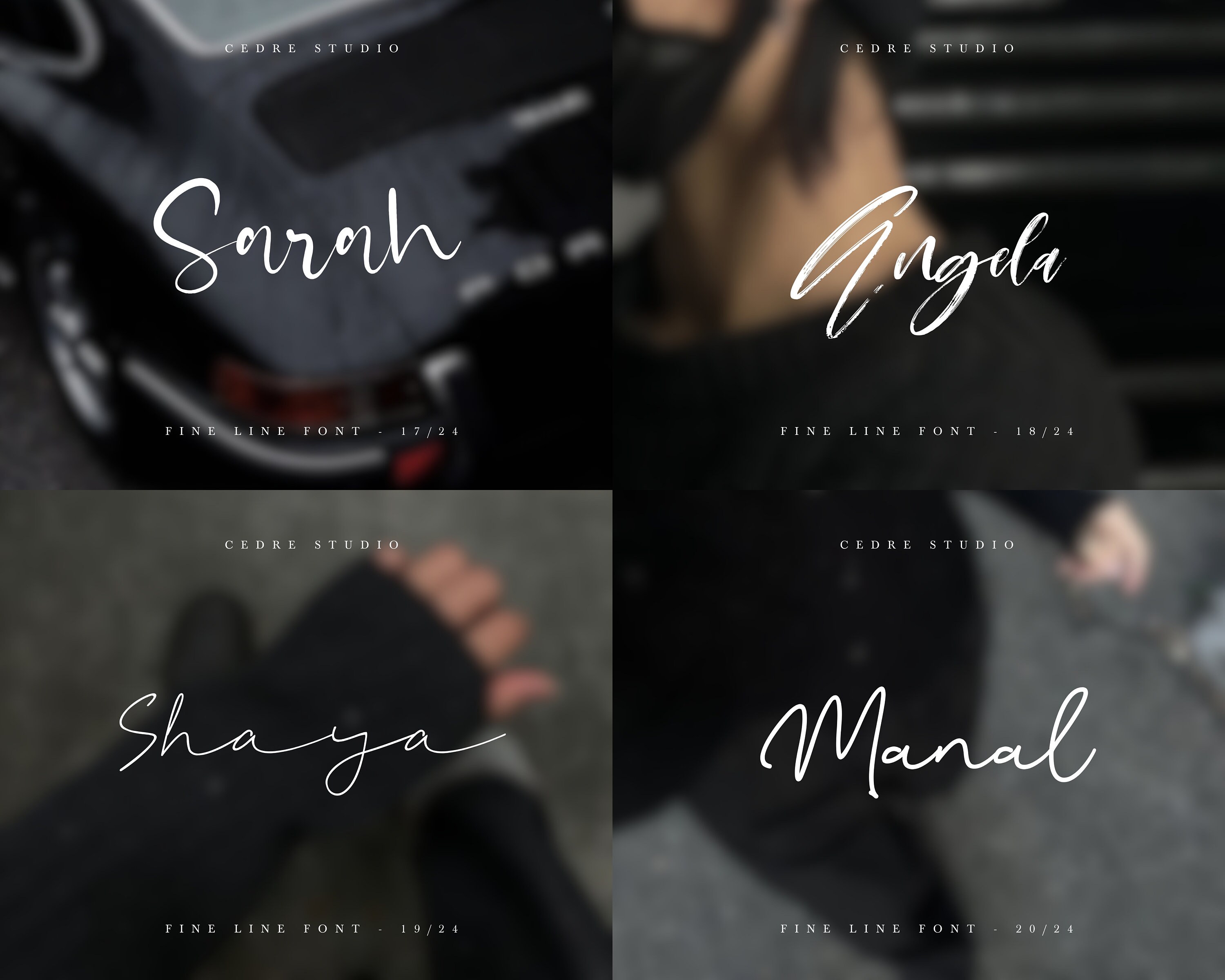 Fine Line Fonts Bundle 2 Calligraphy Fine Line Font OTF Baby - Etsy UK