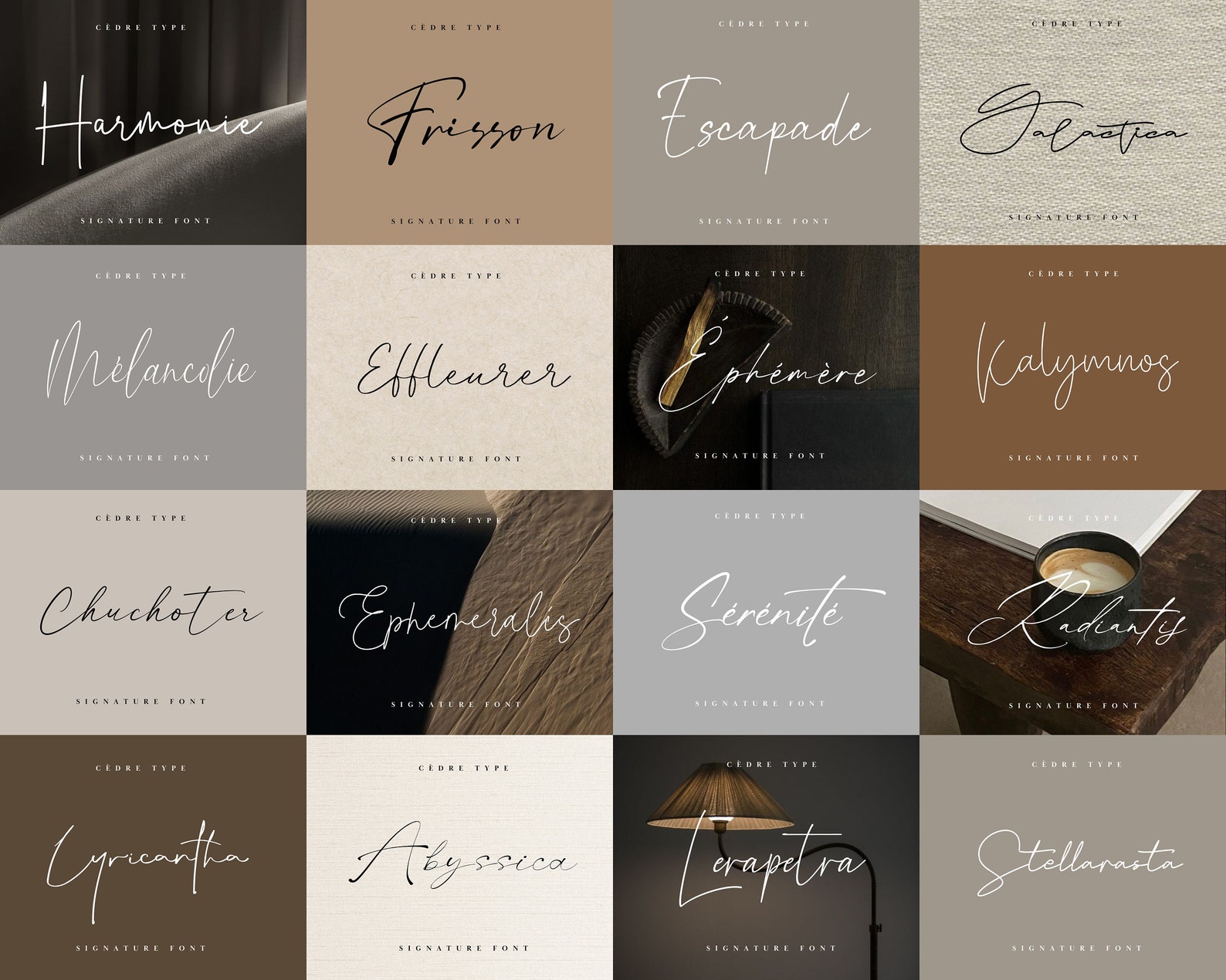 Signature Fonts Bundle 1, Handwritten Signature Font, Handwriting ...