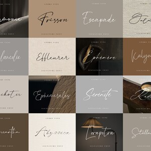 Signature Fonts Bundle 1, Handwritten Signature Font, Handwriting ...