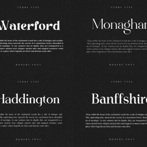 Modern Fonts Bundle 1, Elegant Modern Font OTF, Procreate Fonts, Canva ...