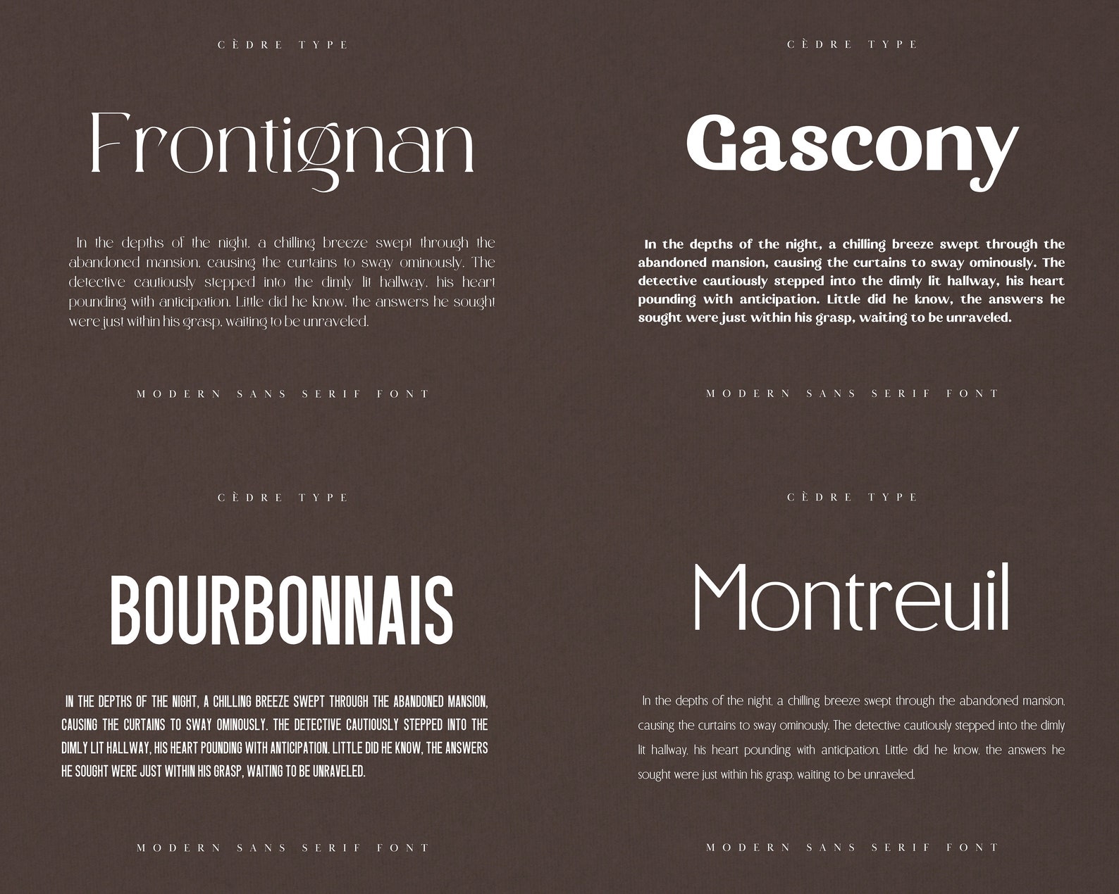 Modern Sans Serif Fonts Bundle 1, Elegant Sans Serif Font OTF ...