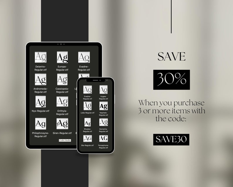 Messy Handwriting Fonts Bundle 1, Messy Handwriting Font OTF, Organic ...