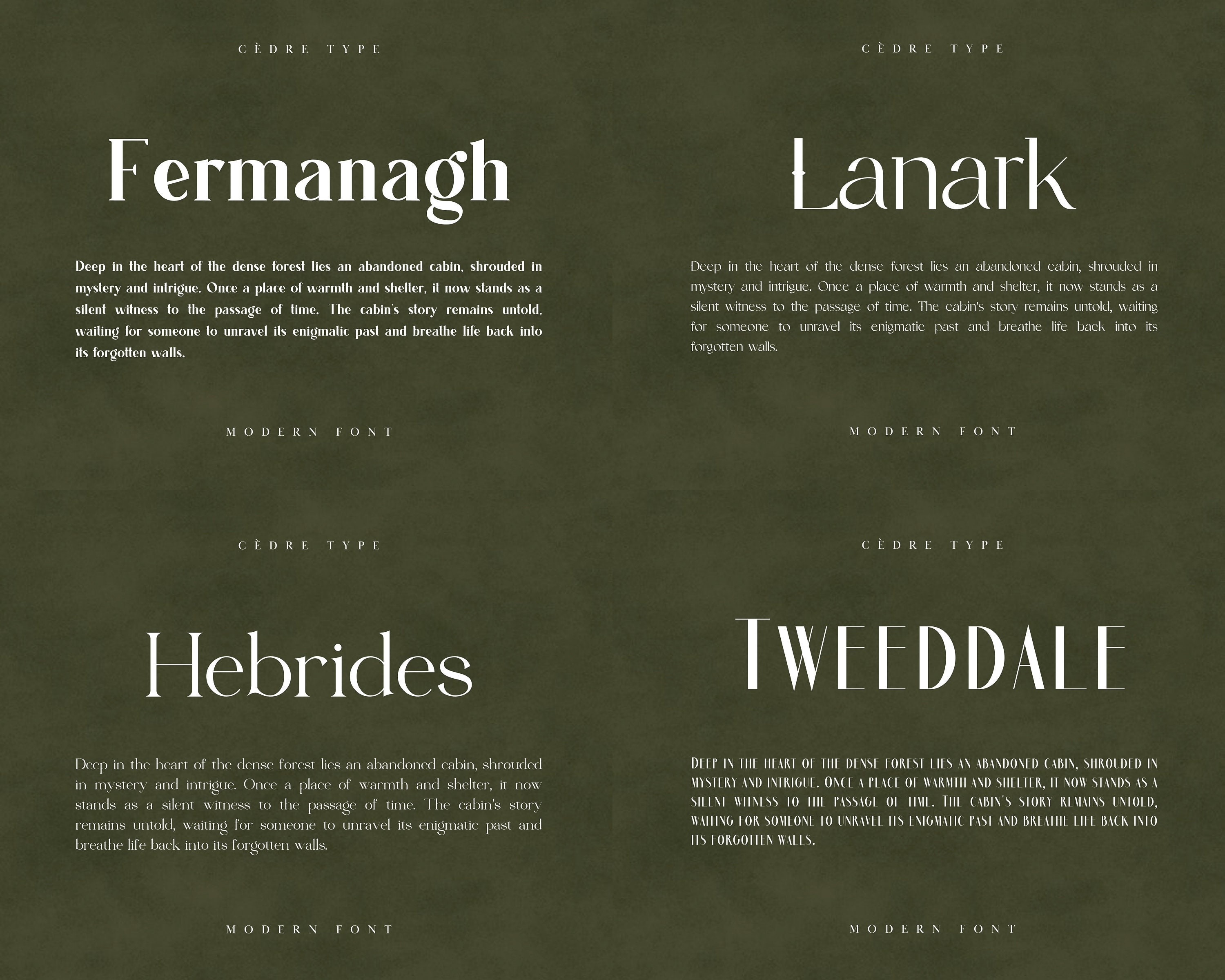 Modern Fonts Bundle 3, Elegant Modern Font OTF, High End Font, Classy ...