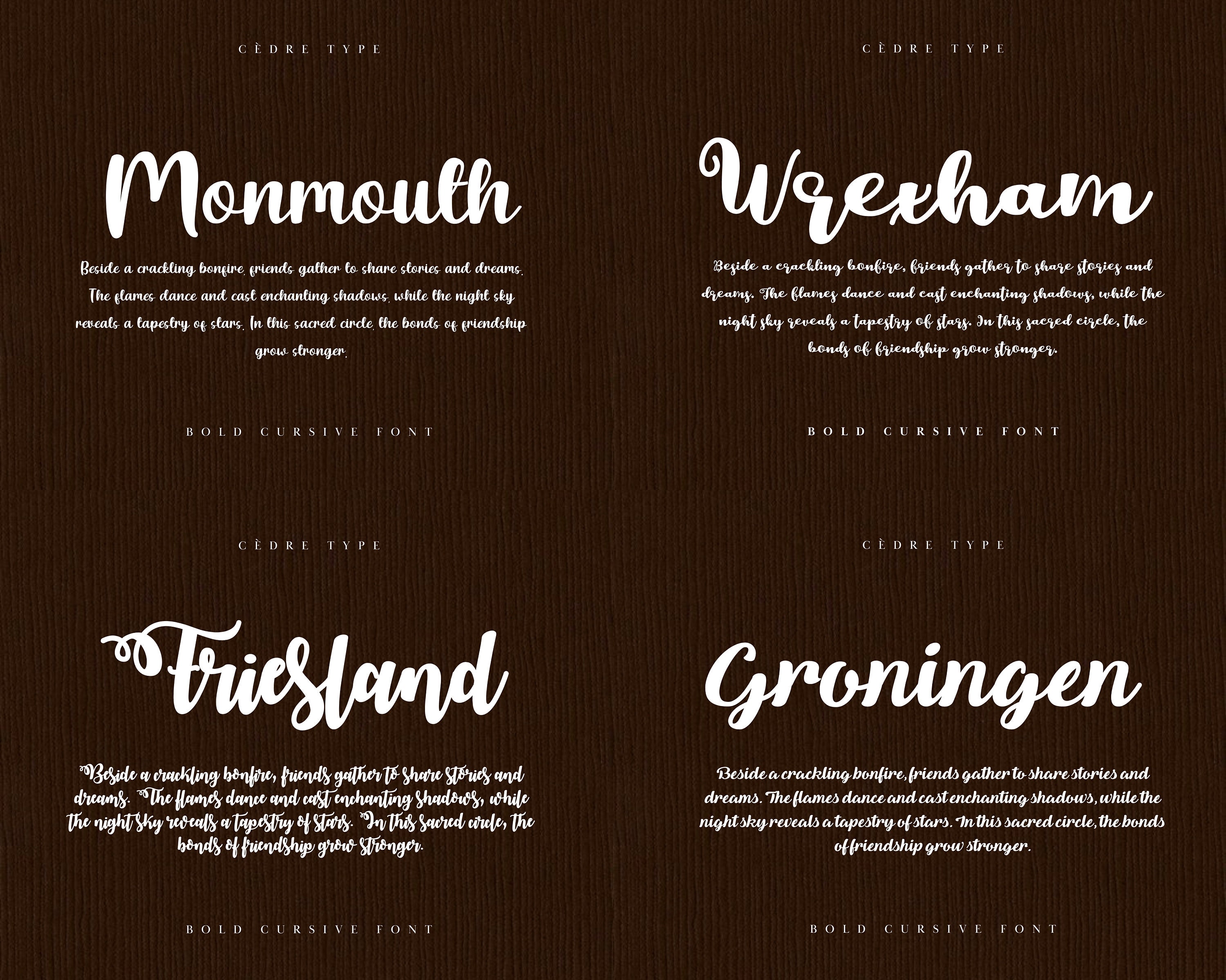 Bold Cursive Fonts Bundle 1, Bold Cursive Font OTF, Signature Font ...